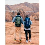 Duraton Hiking Backpack 50L with Rain Cover for Backpacking or Camping ...