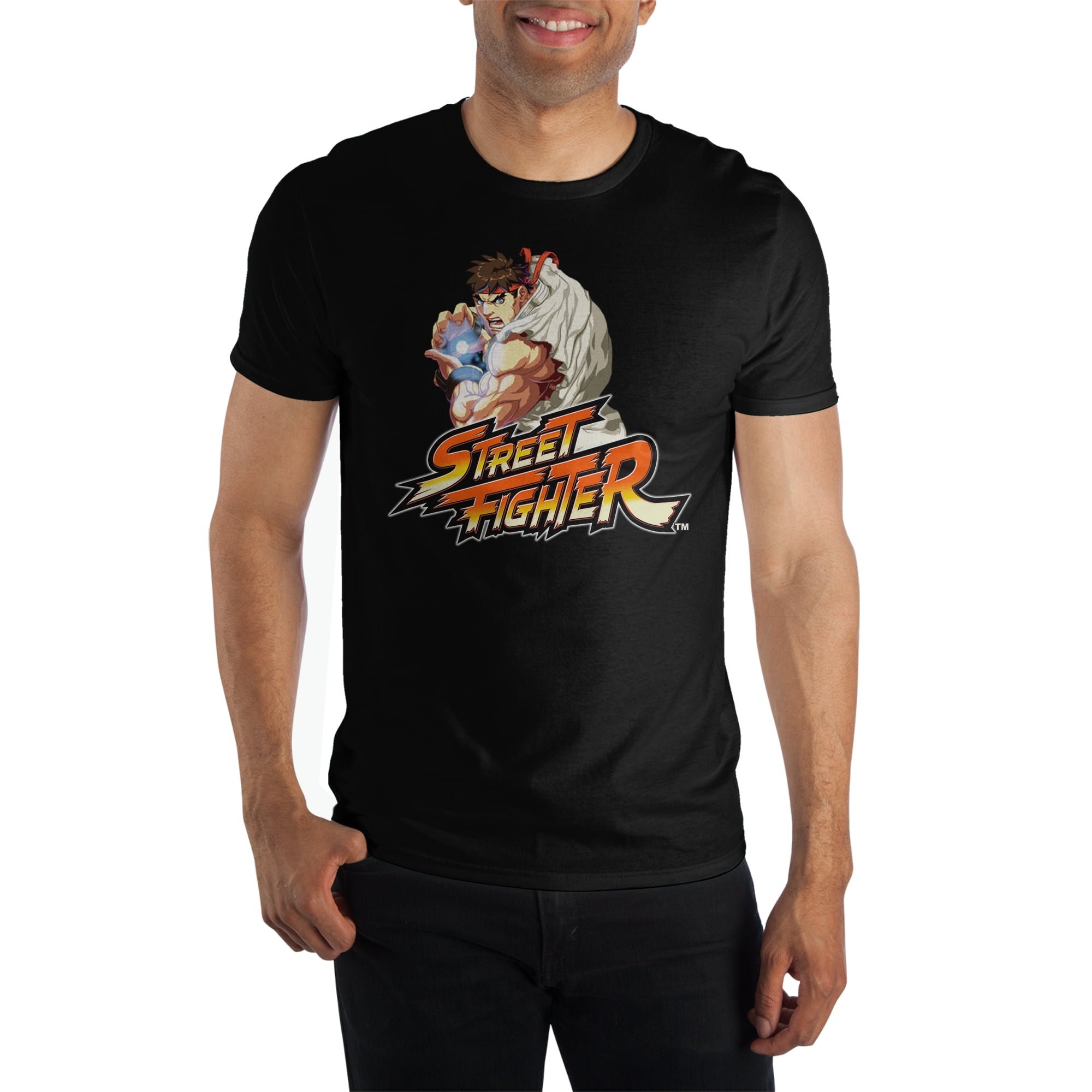 Click here for Bioworld Street Fighter Retro Logo Ryu Hadoken Bla... prices