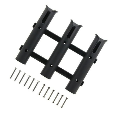 mmirethe Fishing Rod Storage Holder Portable Vertical 3-link Boat Pole ...