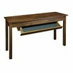 Casual Home Kennedy Console Table, Concealed Drawer, Solid Pine, Warm ...