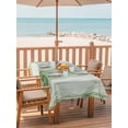 Green Ink Marble Rectangle Outdoor Tablecloth with Umbrella Hole ...