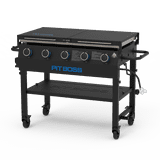 Pit Boss Portable 5-Burner Propane BBQ Griddle, Outdoor Use with ...