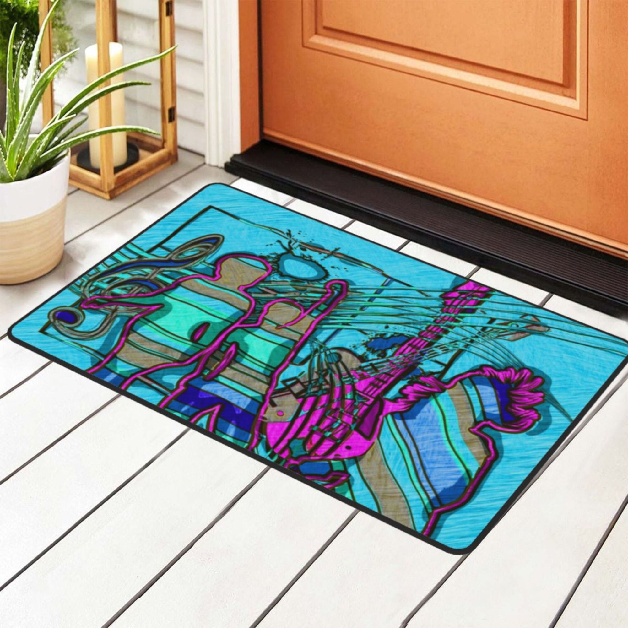 ZICANCN Applause Community Silhouette Area Rugs Doormat , Facecloth Non ...
