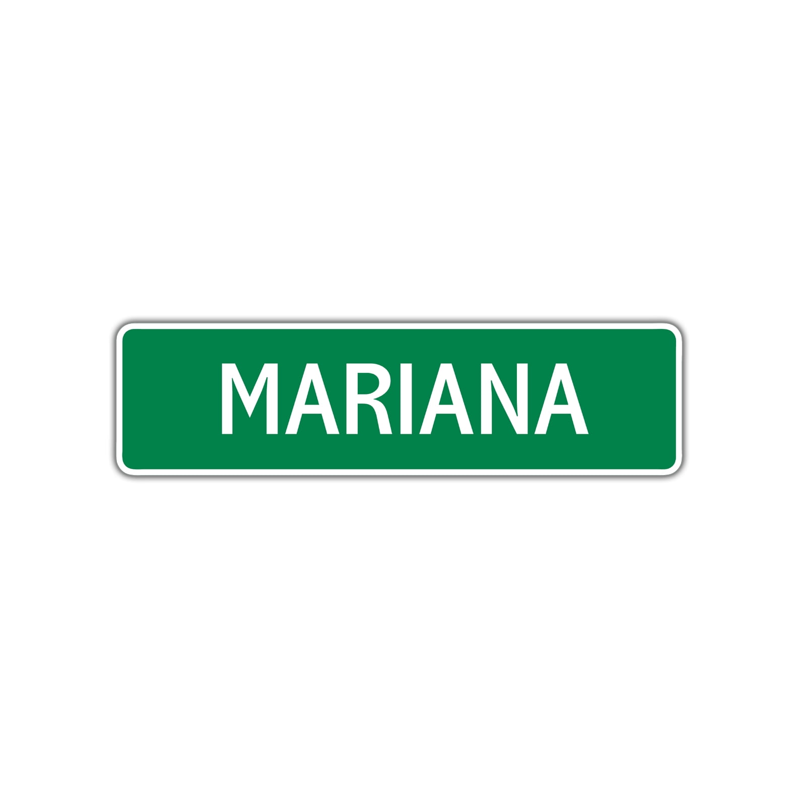 Mariana Girls Children Name Letter Indoor Outdoor Printed Label Wall ...