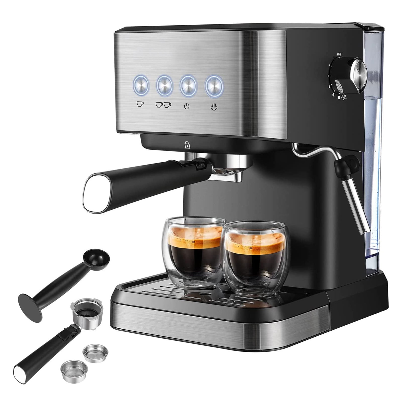Click here for Zootealy 1050w Semi-Automatic Espresso Machine Wit... prices