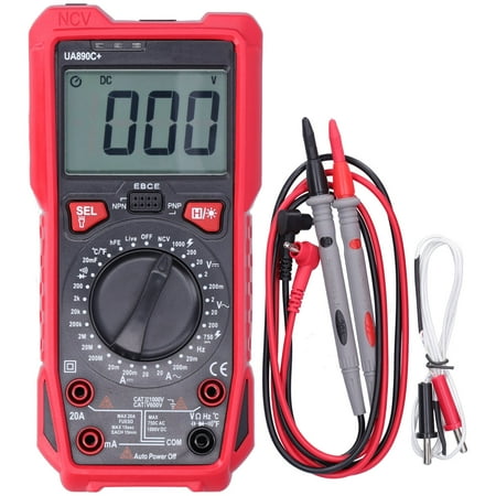 ANGGREK UA890C+ Multimeter With LCD Backlight Screen Voltage Current ...