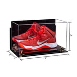 Deluxe Acrylic Large Shoe Display Case for Basketball Shoe Soccer Cleat ...
