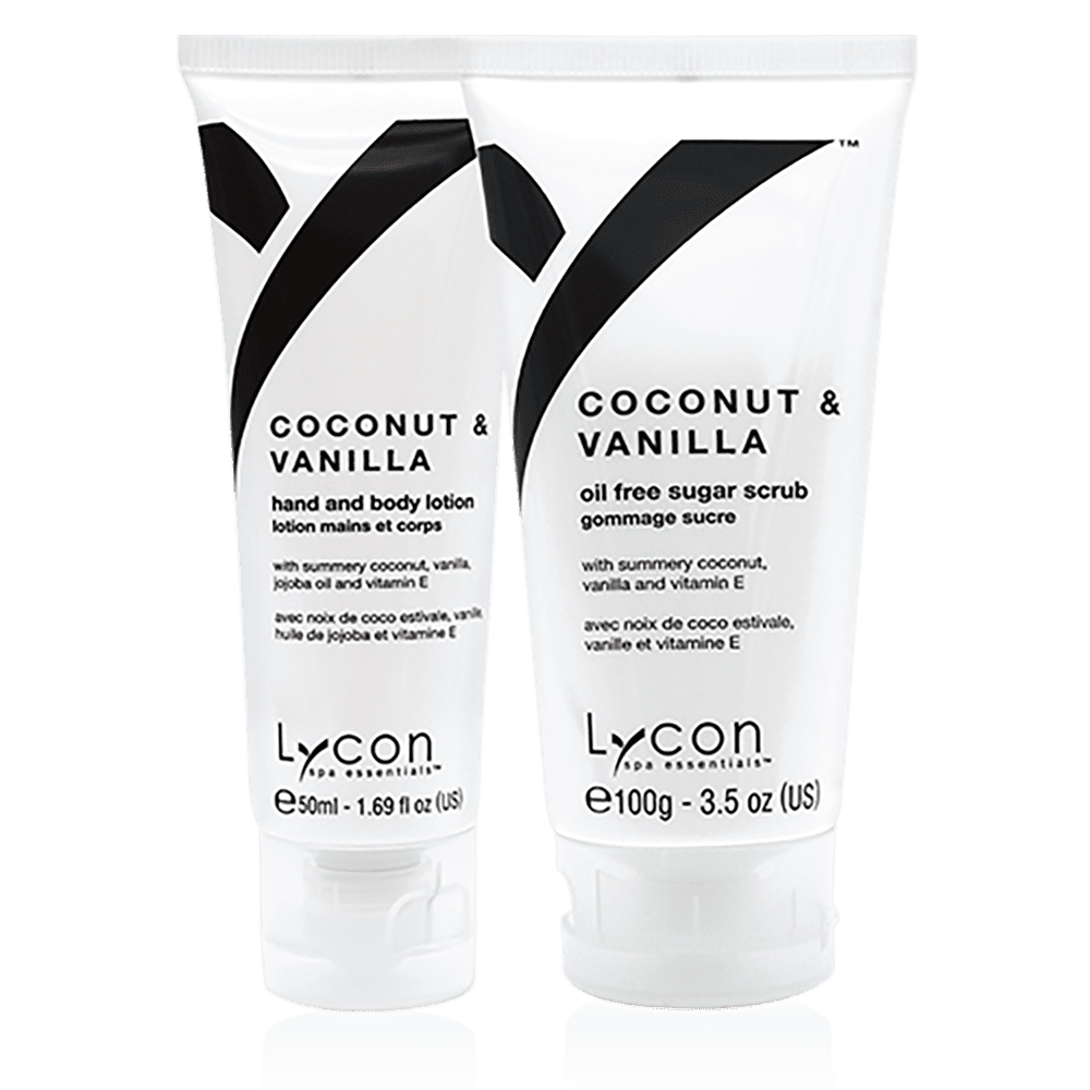 Lycon Coconut & Vanilla Sugar Scrub & Lotion Kit - Walmart.com