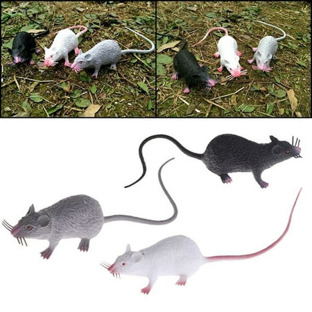Lubelski 1Pc Plastic Rats Mouse Model Figures Tricks Pranks Props Toy ...