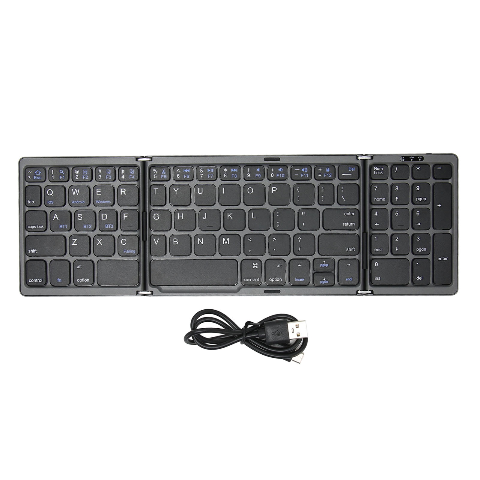 Click here for Viferr Foldable Bluetooth Keyboardwith Numeric Key... prices