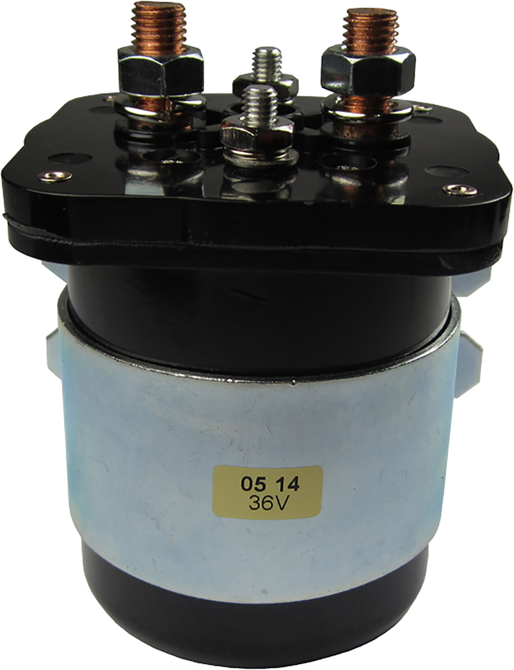 36-volt, 4 terminal, #586 series White Rogers solenoid with silver ...