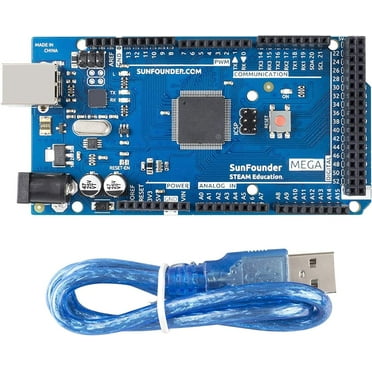 Elegoo Elegoo Mega R3 Board Atmega 2560 + Usb Cable Compatible With ...