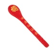 Meridian Shoulder Neck Massage Stick Chinese Massage Hammer Red Body Massage Roller Tool For