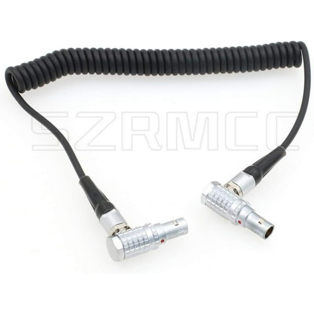 ARRI Cameras Right Angle 5 Pin Male to Right Angle 5 Pin Male Timecode ...