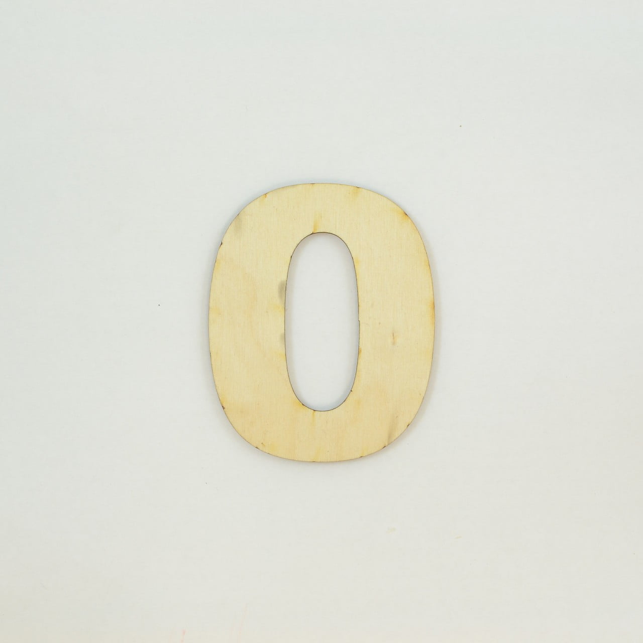 1 Pc, 10 Inch X 1/4 Inch Wood Numbers 0 In The Arial Font Great For ...