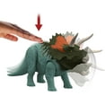 Jurassic World Dominion Roar Strikers Triceratops Dinosaur Action Figure, Toy with Sound ...