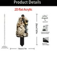 TOUMENY Nativity Scene Yard Stake, 2D Holy Family Outdoor Christmas ...