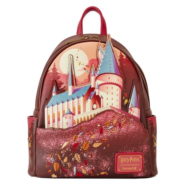Harry Potter Hogwarts Crest Faux Leather Mini Backpack - Walmart.com