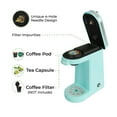 CHULUX Single Serve Coffee Maker, Compact Portable Design, K Pod and ...