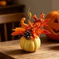 Artificial Foam Pumpkin Decor, Realistic Mini Fake Simulation Pumpkin ...