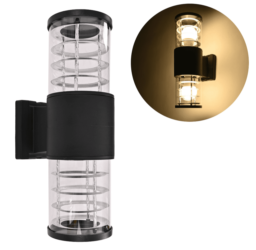 Arbotante 2 luces led exterior cubierta plana | Bodega Aurrera en línea