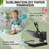 24 Pack Sublimation Blank Pinwheels DIY Pinwheels Craft Color Your Own ...