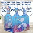 AOKESI Washable DIY Graffiti Tent with 12 Color Pen for Kids Indoor ...