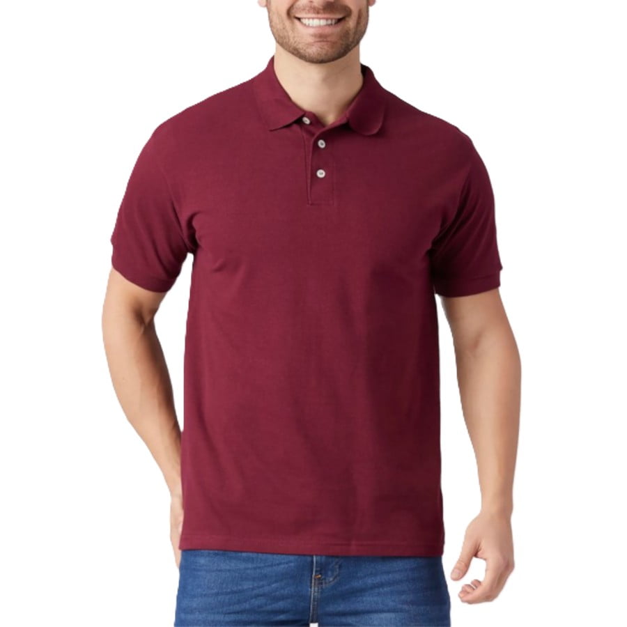 Playera Polo Vino Grande para Caballero - 100% Algodón | Walmart en línea