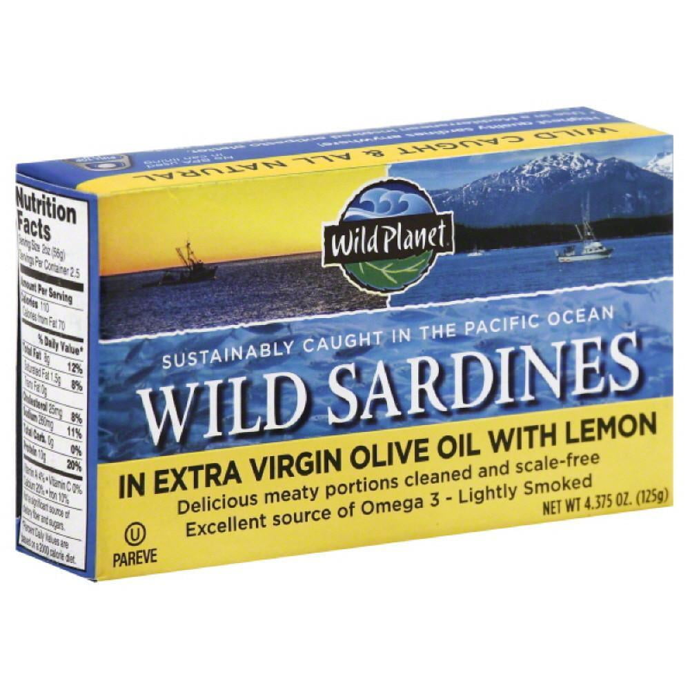 Wild planet wild sardines, 4.375 oz (pack of 12) - Walmart.com