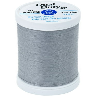 Coats & Clark Dual Duty XP General Purpose Thread, 400 Yards, Grey, 1 ...