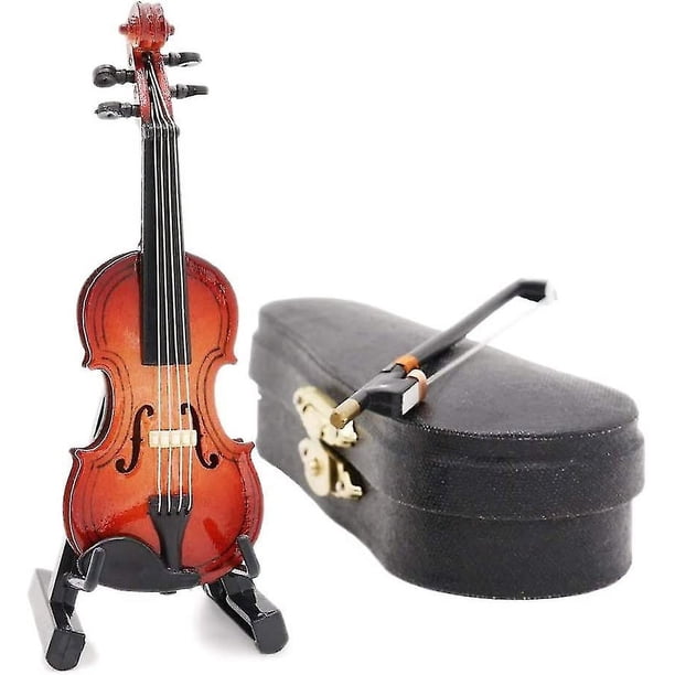 Mini Violín en miniatura YONGSHENG 1:12 Instrumento musical | Walmart ...
