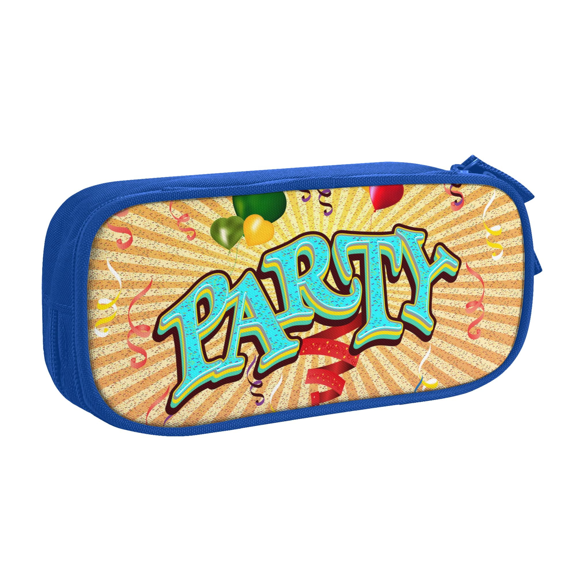 TEQUAN Large Capacity Pencil Case, Happy Birthday Party Fun Balloons ...