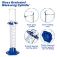5Pcs Glass Graduated Measuring Cylinder 100ml Graduated Cylinder ...
