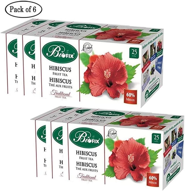 Biofix Classic Hibiscus Tea 25x2g (Pack of 6) | Walmart Canada