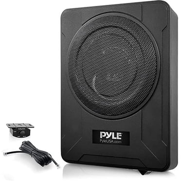 10-Inch Low-Profile Amplified Subwoofer System - 900 Watt Compact ...