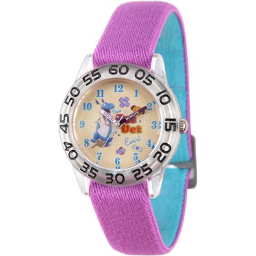 Princess Ariel Girls' Stainless Steel Time Teacher Watch, Blue Hook and ...