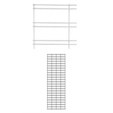 14 x 14 inch Mini White Wire Grid Panel - Walmart.com
