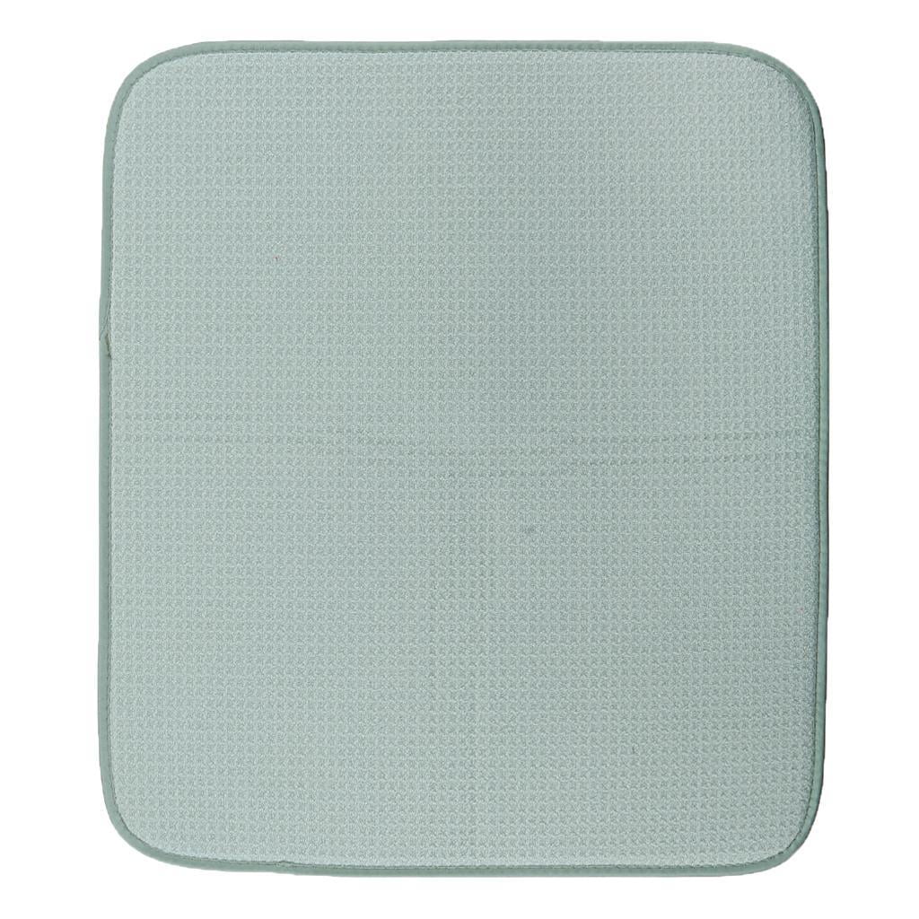 Kitchen Microfibre Dish Drying Mat Absorbent Microfiber Pad Padding ...