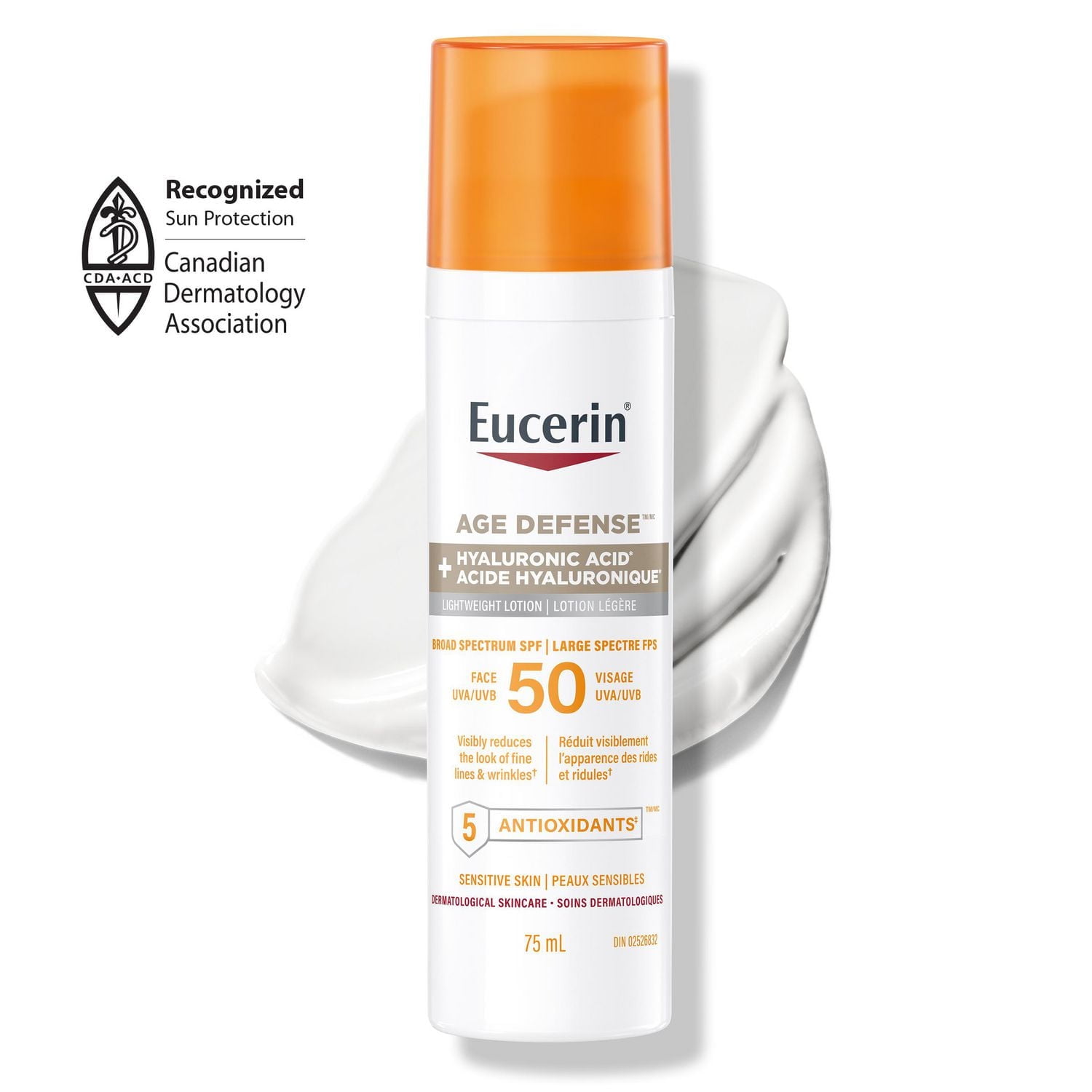 Click here for Eucerin Sun Age Defense Face Sunscreen Lotion With... prices
