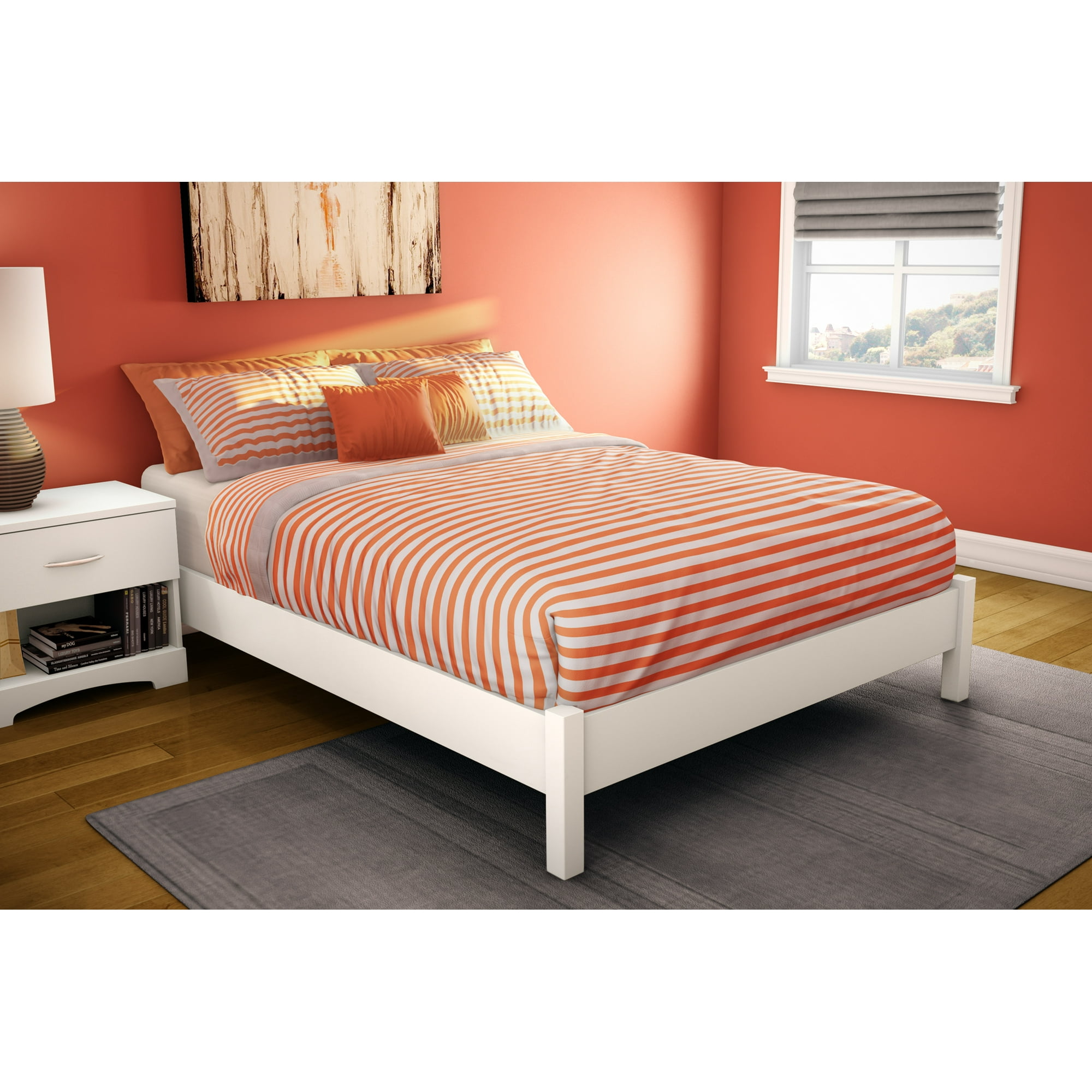 Click here for South Shore Step One Full Platform Bed  In Pure Wh... prices