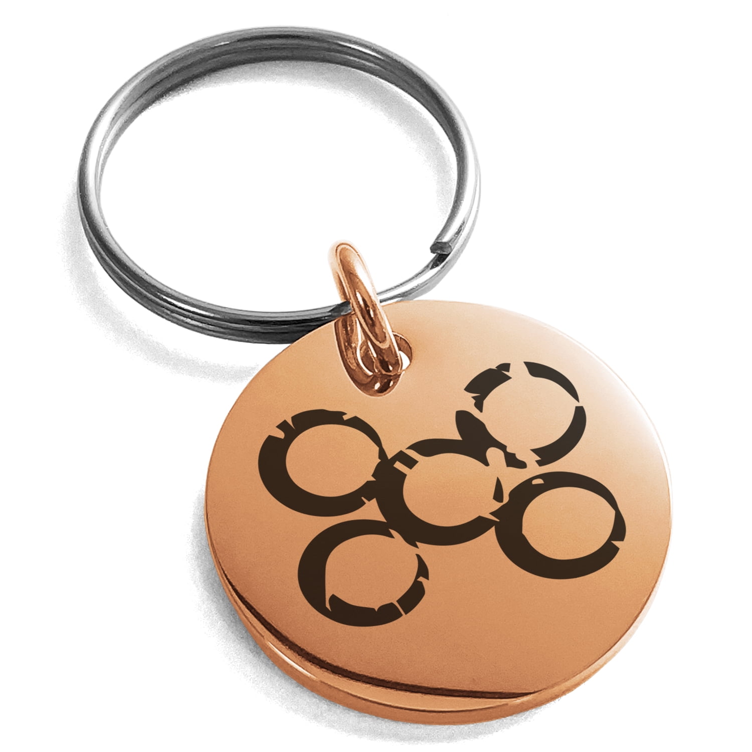 Stainless Steel Ancient Tribal Loyalty Rune Engraved Small Medallion ...