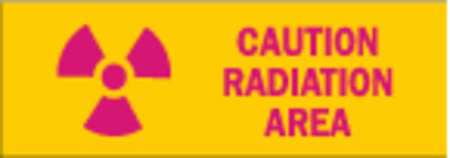 Brady Caution Radiation Sign - Walmart.com