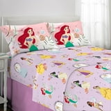 Disney Princess Kids 4 Piece Purple Sheet Set, Full - Walmart.com