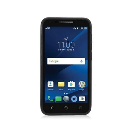 Alcatel idealXCITE Case, by Insten 2-Layer Hard Plastic/Soft TPU Rubber ...