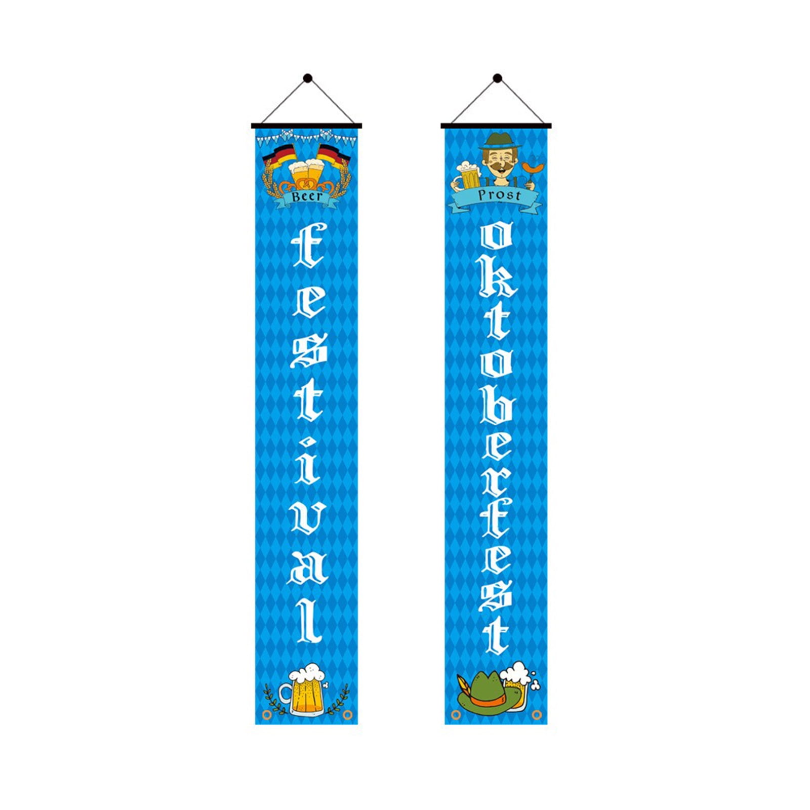 Oktoberfest Welcome Bavarian Banner Decorations – Front Door Porch Sign ...
