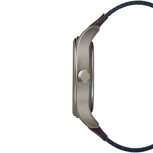 Timex TW4B14100 Expedition Scout 40mm Reloj para Hombre con Correa de Cuero/Nylon Azul/Mar Timex ...