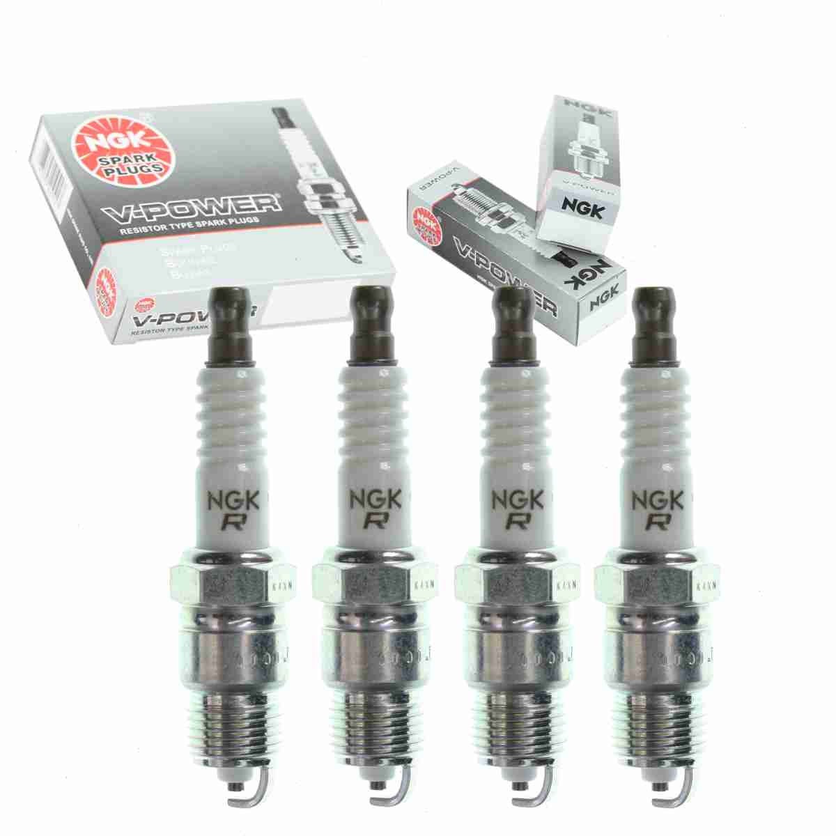 4 pc NGK 6630 V-Power Spark Plugs for 1052895W 15 16 1765179 18 ...