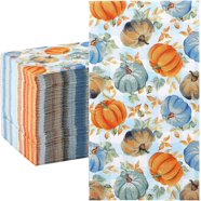 Homlouue 100 PCS Fall Paper Napkins 3 Ply Disposable Napkins ...