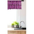 Ambesonne Abstract Valance Pack of 2, Hearts Floral Elements, 42"X12 ...