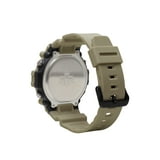 Casio Men's Large LCD HD Digital Wrist Watch with Tan Resin Strap, 100m ...